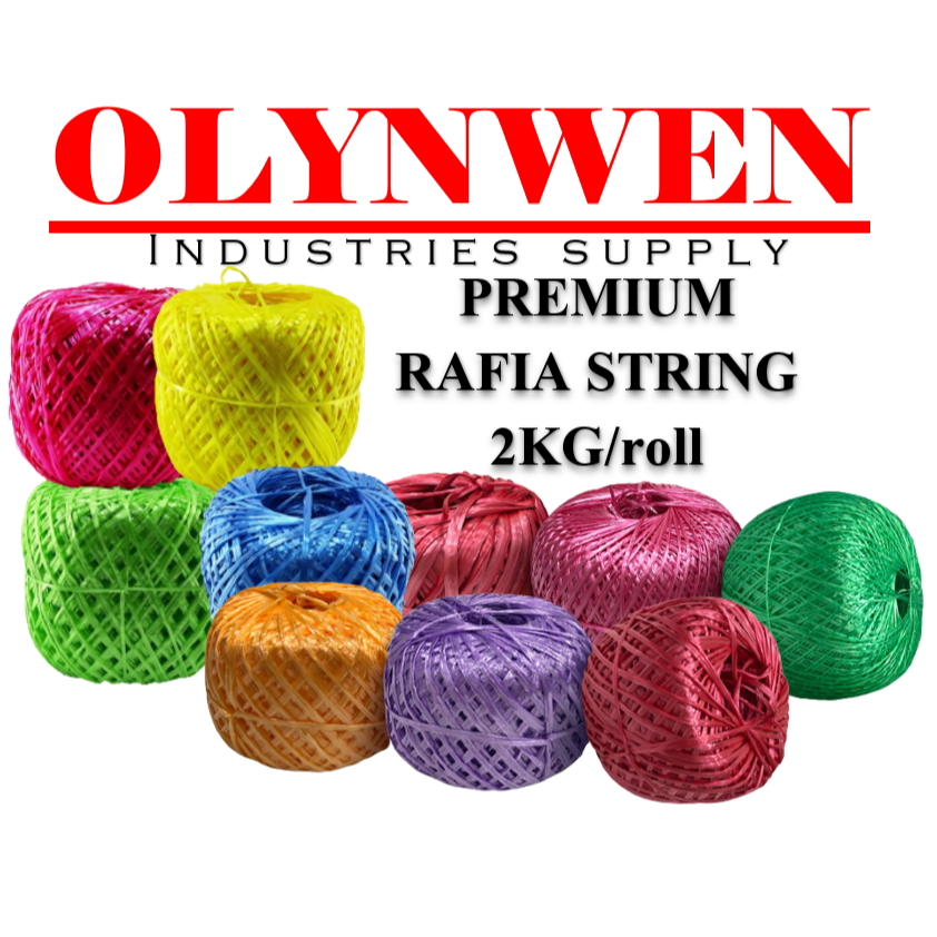Tali / Raffia String / Plastic String / Rope / Tali Rafia Plastik - 2kg ...