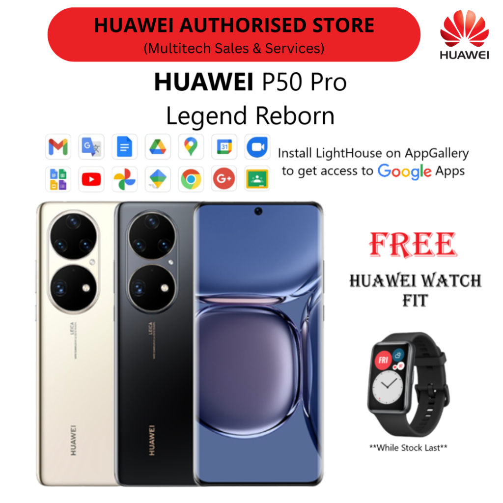 Huawei P50 Pro Smartphone 8GB + 256GB 6.6" True-Chroma Display 120Hz ...