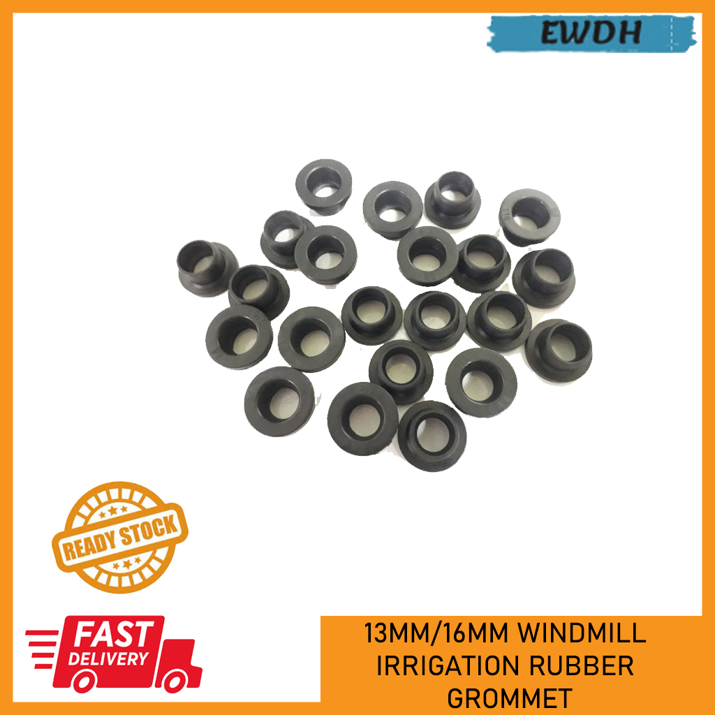Rubber Grommet 13mm x 16mm, Irrigation Watering System Fertigasi ...