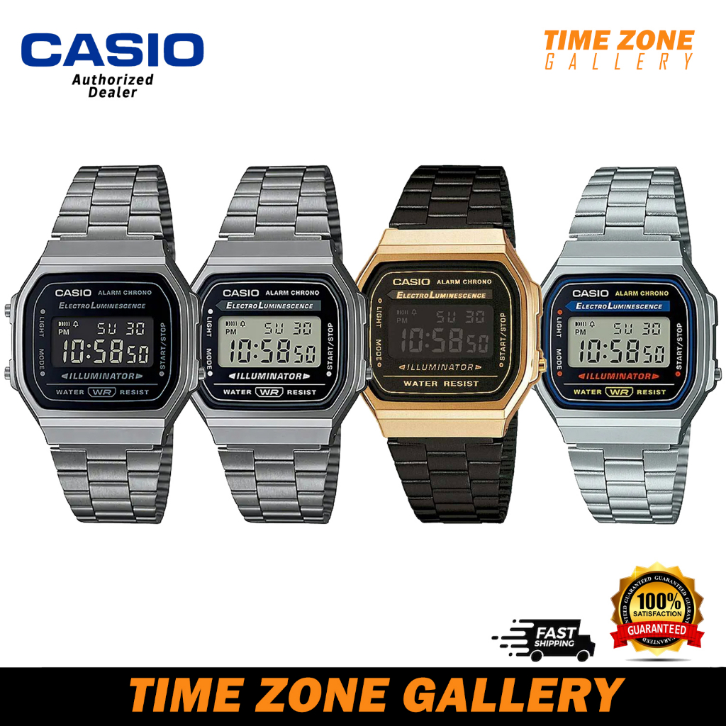 Casio Vintage Youth Series Unisex Watch A168WA-1WS / A168WEGB-1B ...