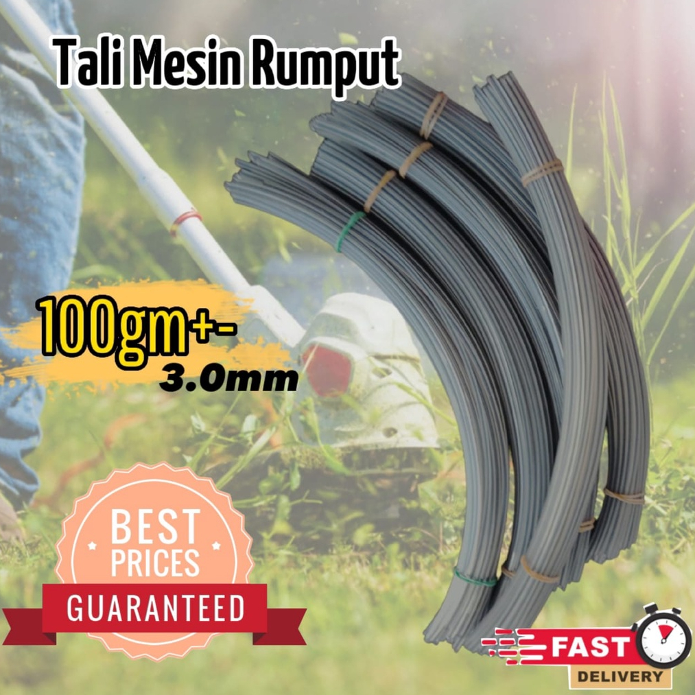 Tali Mesin Rumput Tahan Lasak 2.7/3.0mm/Heavy Duty Nylon Cutter Tali ...