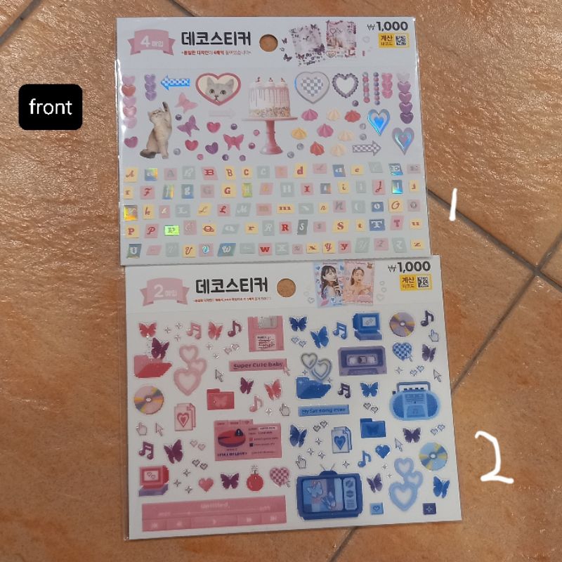 Korea daiso stickers | Shopee Malaysia