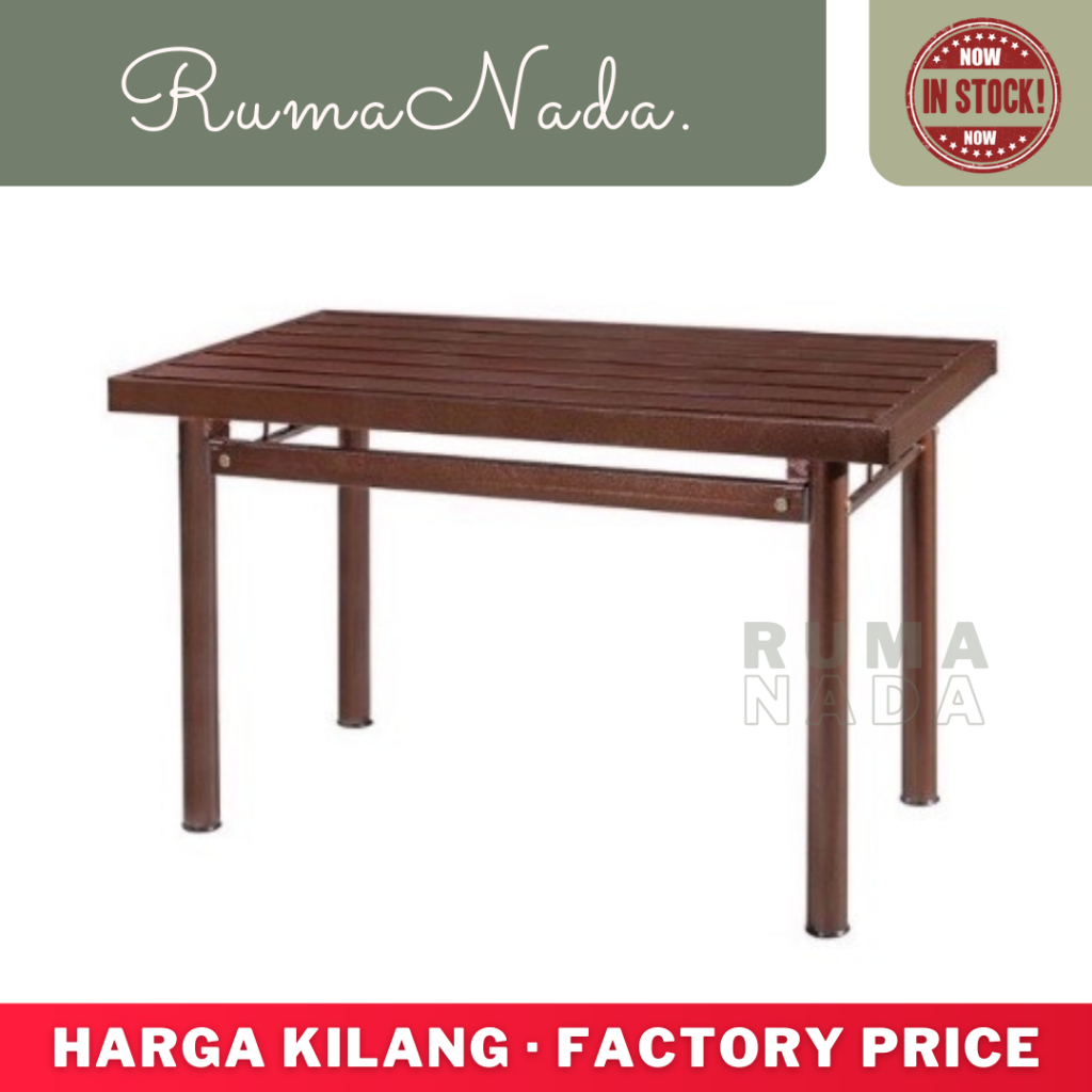 4" Powder Coated Metal Table / Garden Set Outdoor Table / Outdoor ...
