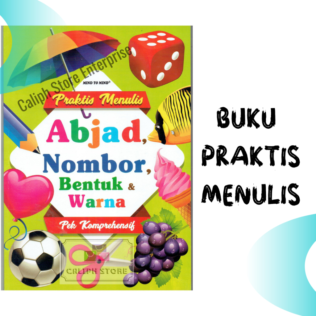 BUKU AKTIVITI MELATIH ANAK MENULIS PRASEKOLAH | PRESCHOOL PRE WRITING ...