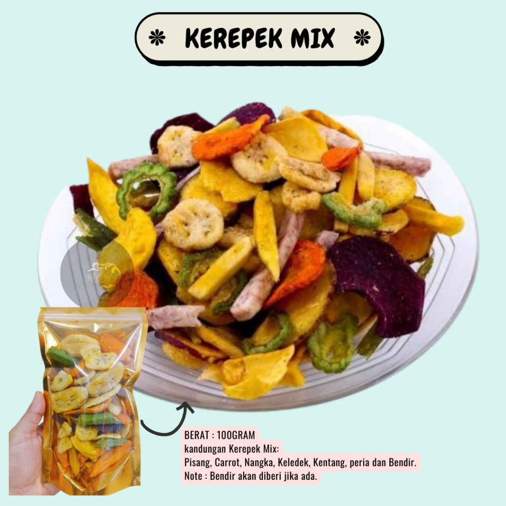 HBE862🚚 POS SETIAP HARI🚚 OVOCHI HEALTHY SNACKS / KEREPEK SAYUR / SNACK ...