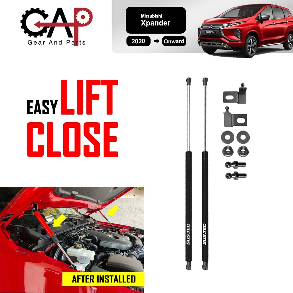 Mitsubishi Xpander 2020 - Onward 2pcs Front Hood Bonnet Gas Strut ...