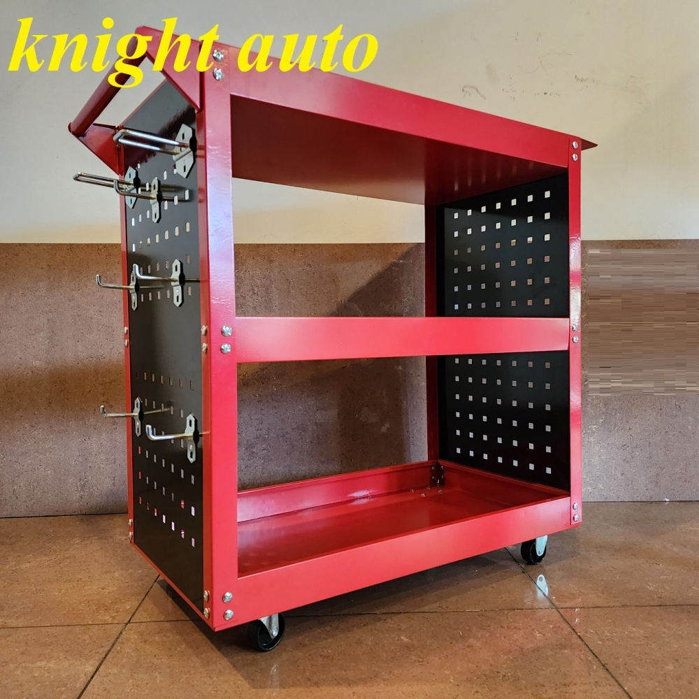 Heavy Duty 3 Layer Trolley with one tool holder and 7 hanging ID34040 ...