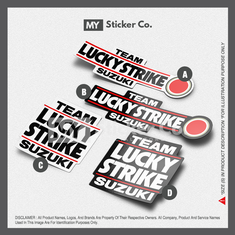 Sticker - Team Suzuki LS | Shopee Malaysia