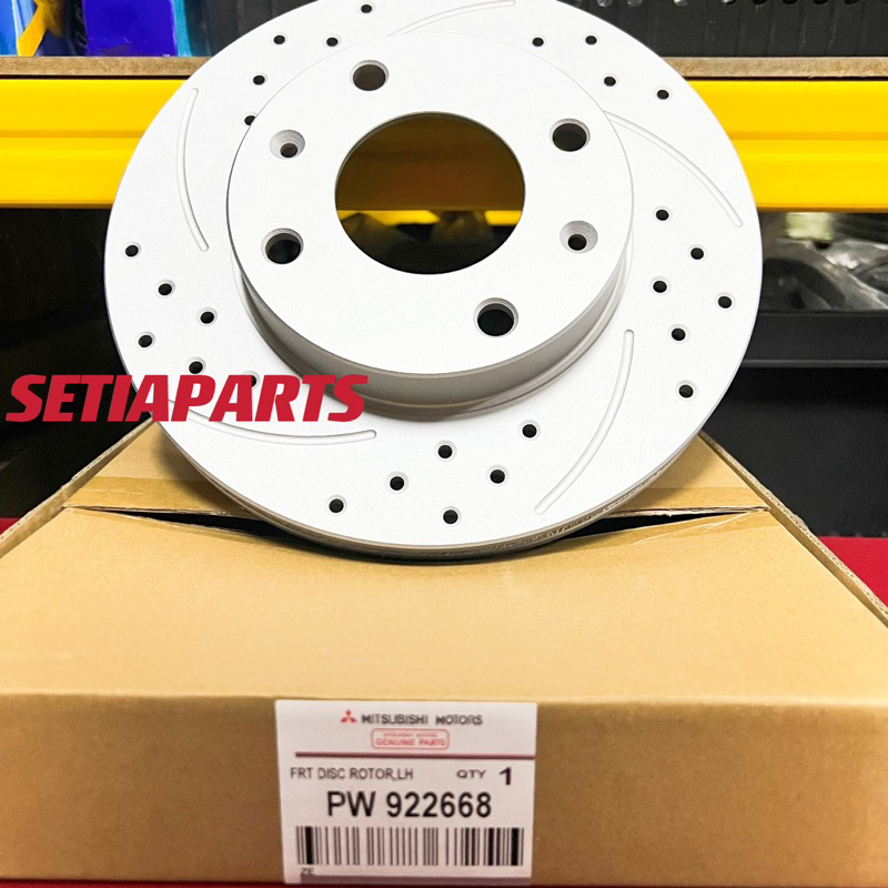 (1-PAIR) THAILAND QUALITY 236MM PROTON WIRA 1.5cc DRILED SLOTED SPORT ...