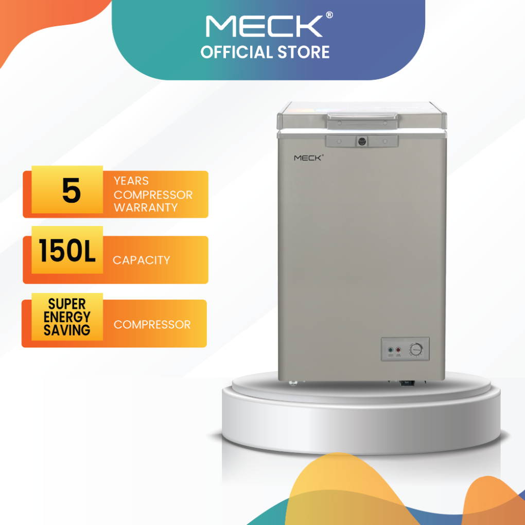 MECK Chest Freezer 150L Single Door / Peti Sejuk Beku | Shopee Malaysia