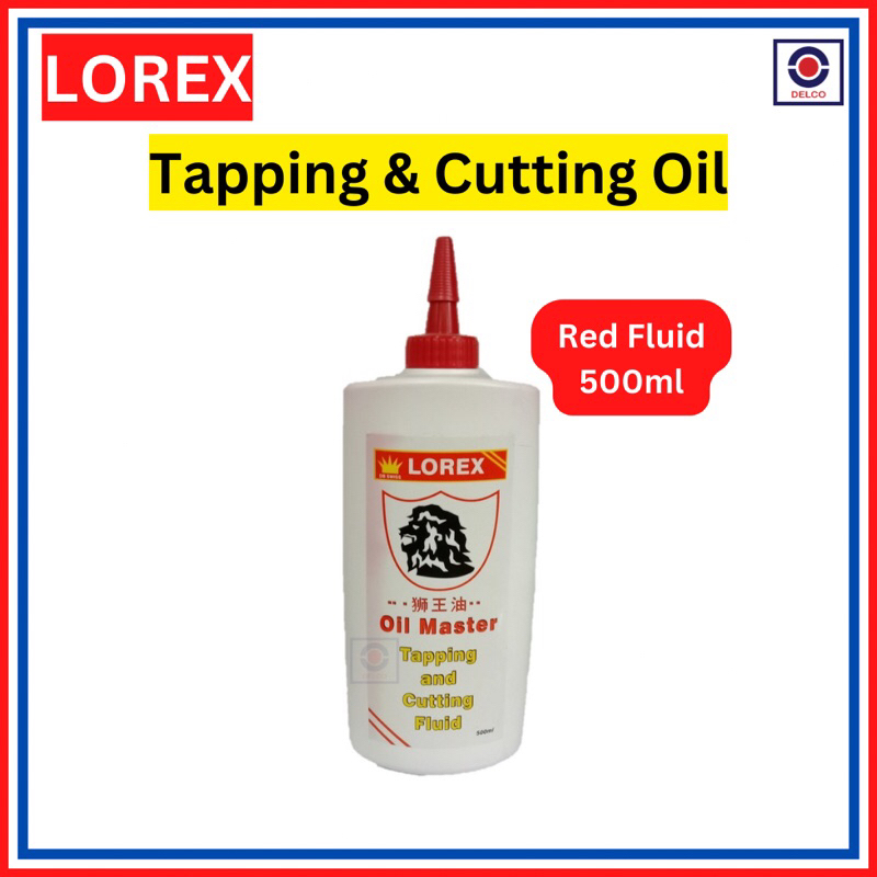 LOREX Oil Master Tapping and Cutting Oil Red Fluid 500ml | Shopee Malaysia