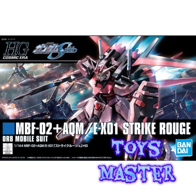 Bandai HG 1/144 Scale MBF-02+AQM/E-X01 Gundam Strike Rouge Model Kit | Shopee Malaysia