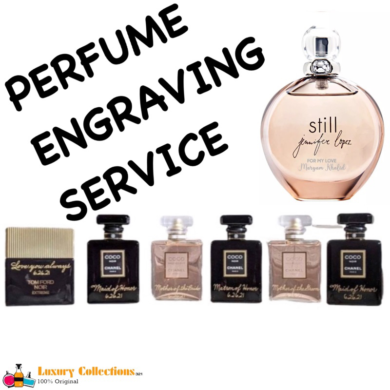 (Add-on Service) Perfume Personalization & Engraving Names Service [PLZ ...