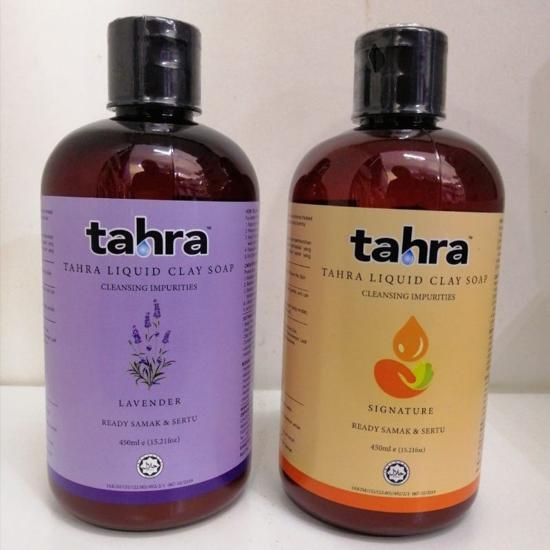 [NEW PACKAGING] TAHRA LIQUID CLAY SOAP / Sabun Samak dan Sertu | Shopee ...
