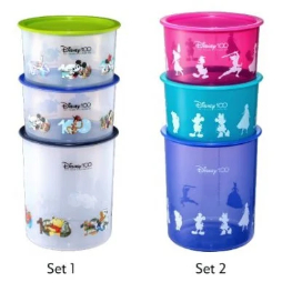 [LIMITED STOCK] Tupperware Disney 100 One Touch 3pcs / AEON BigAEON ...