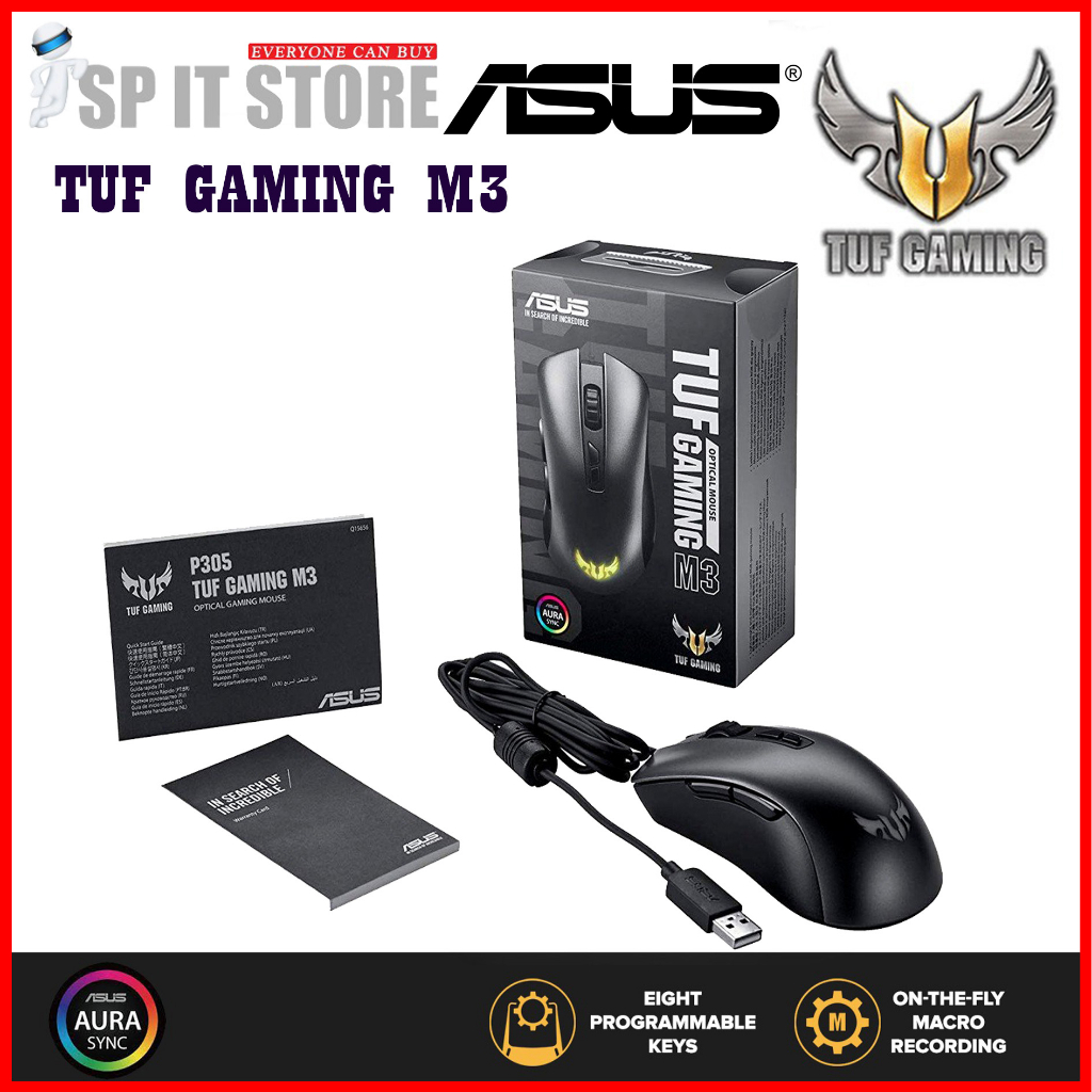 Asus Tuf Gaming Mouse M3 / Tuf Gaming Mouse Pad P1 | Shopee Malaysia