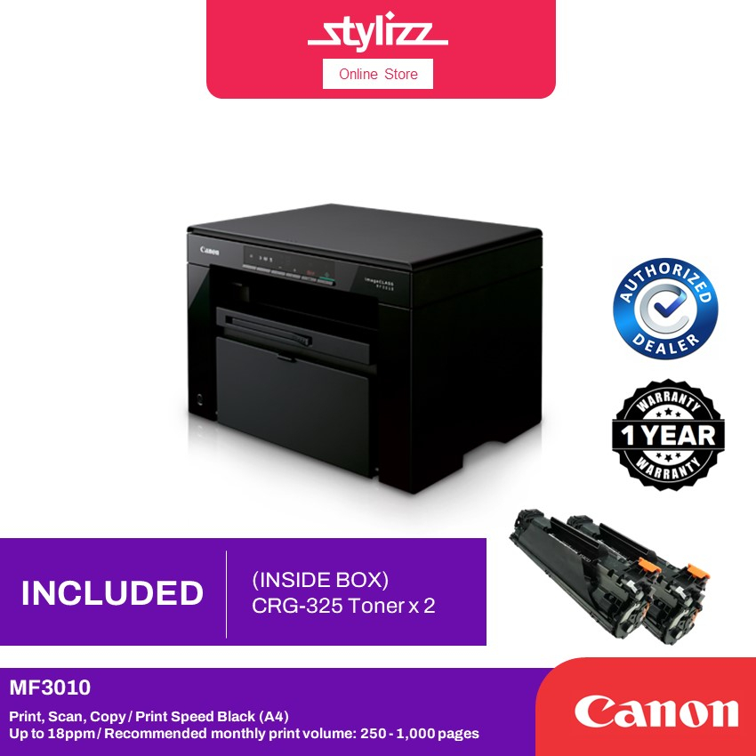 Canon imageCLASS MF3010 Mono Laser Printer / Extra Toner | Shopee Malaysia