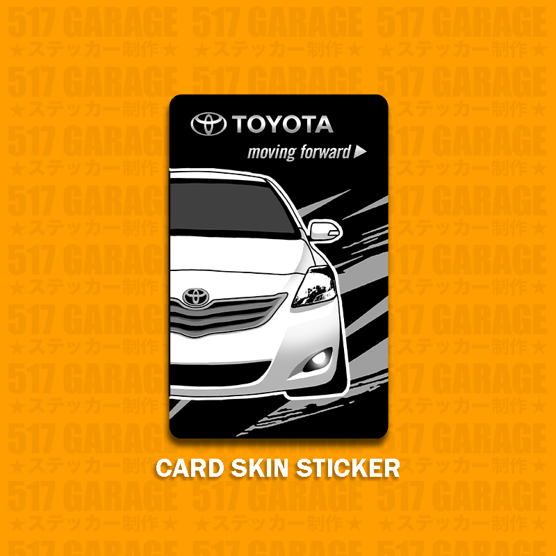 TOYOTA VIOS 2ND GEN - ATM CARD STICKER - TOUCHXGO STICKER - T*G STICKER ...
