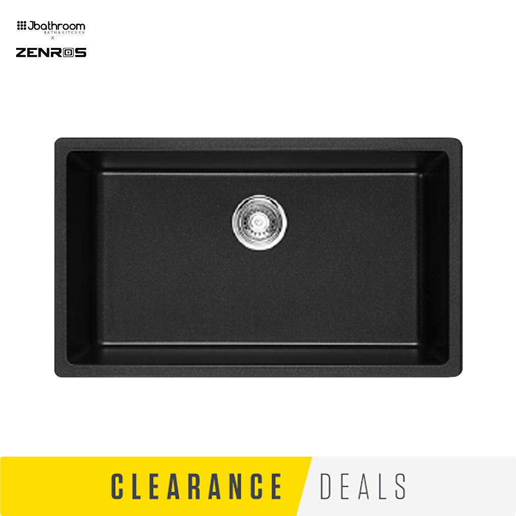 [CLEARANCE] Zenros ZEN-SB-GR7946-BK granite kitchen sink | Shopee Malaysia