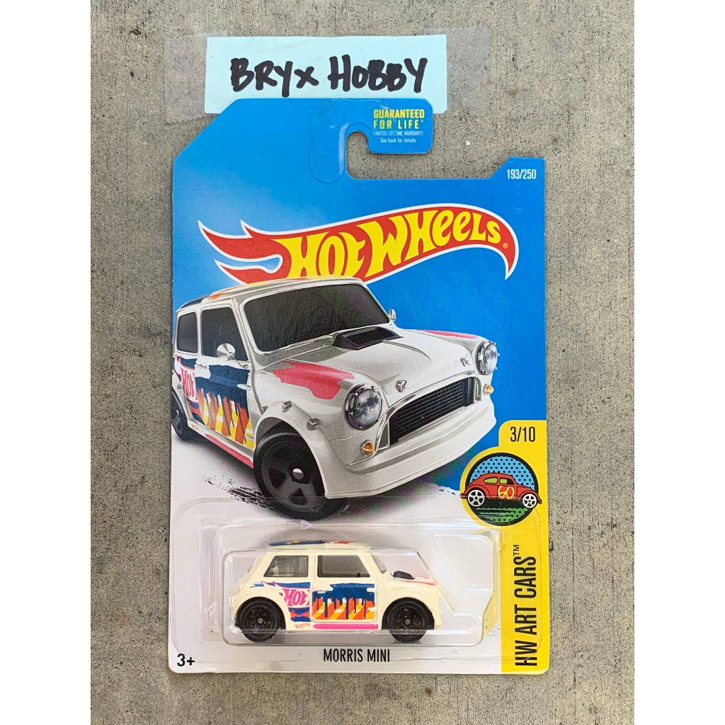 Hot Wheels US Carded 2016 HW Art Cars Morris Mini #3 DHX66-D9B0Q White ...