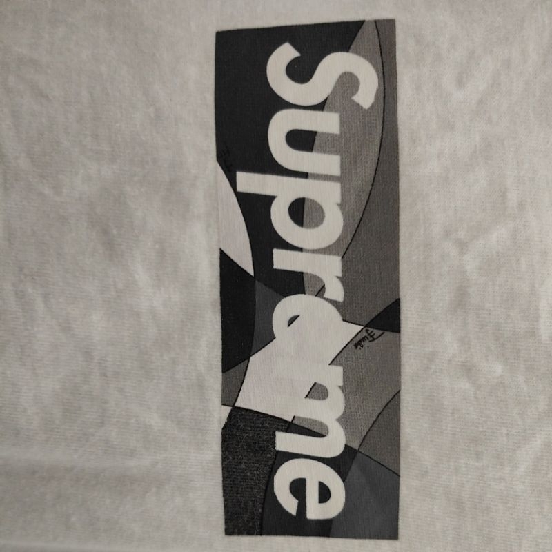 Supreme Collab Emilio pucci White Box Logo (Black) | Shopee Malaysia