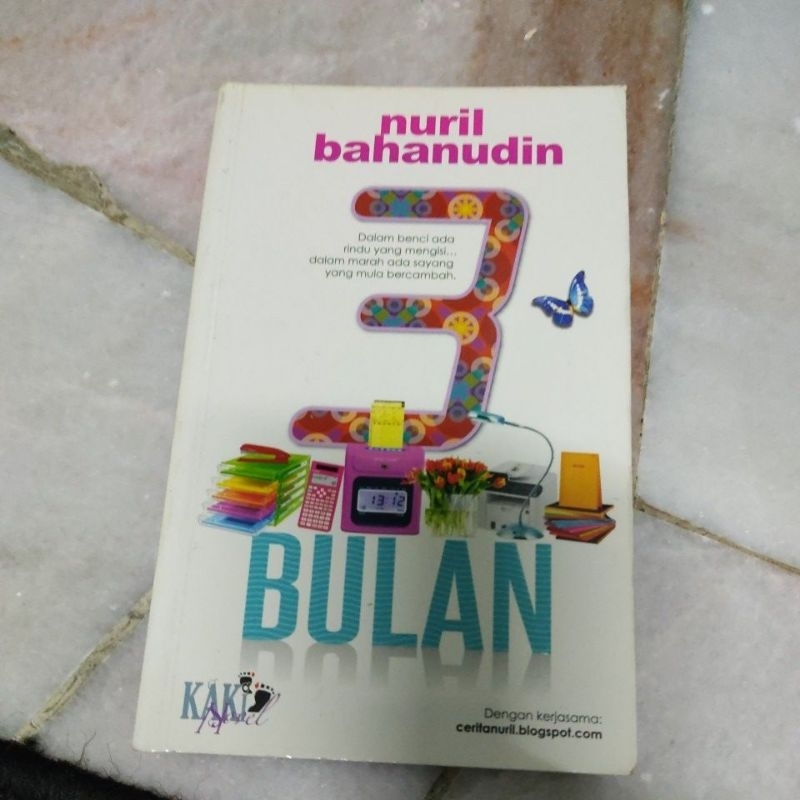 Novel 3 Bulan(preloved) | Shopee Malaysia