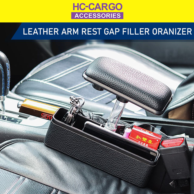 HC CARGO Car Arm Rest PU Leather Car Seat Side Storage Armrest ...