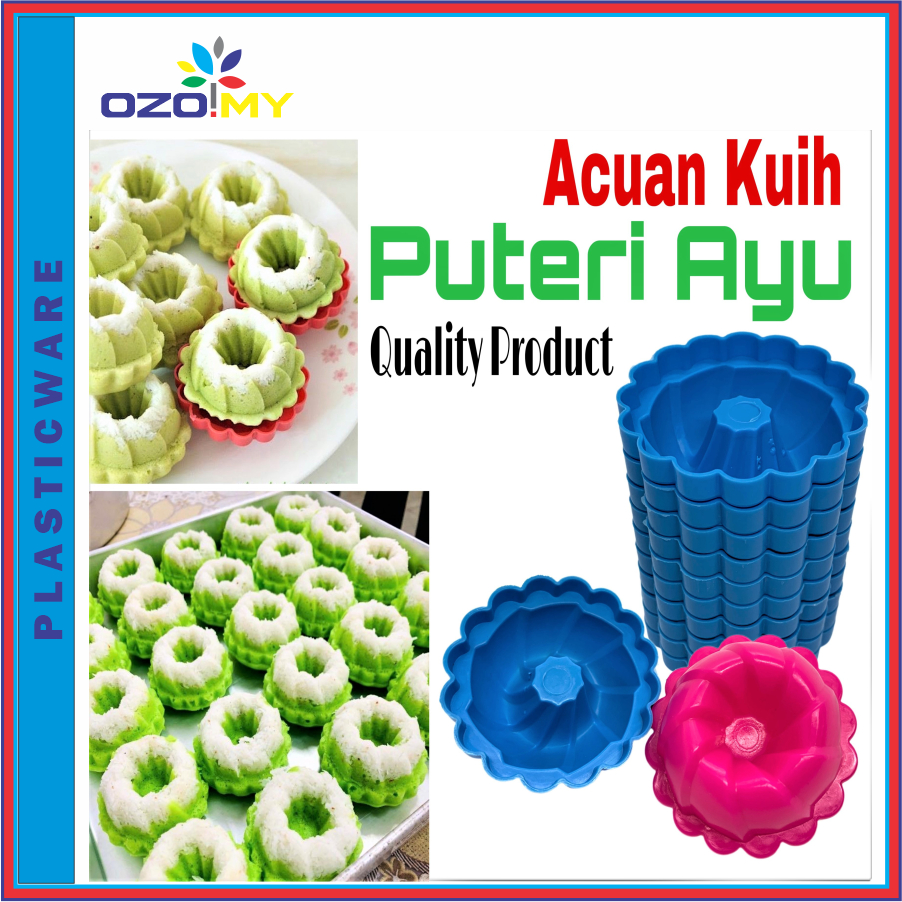 Acuan Kuih Ayu / Jelly Mould / Pudding Mould / Kuih Apam Puteri Seri ...