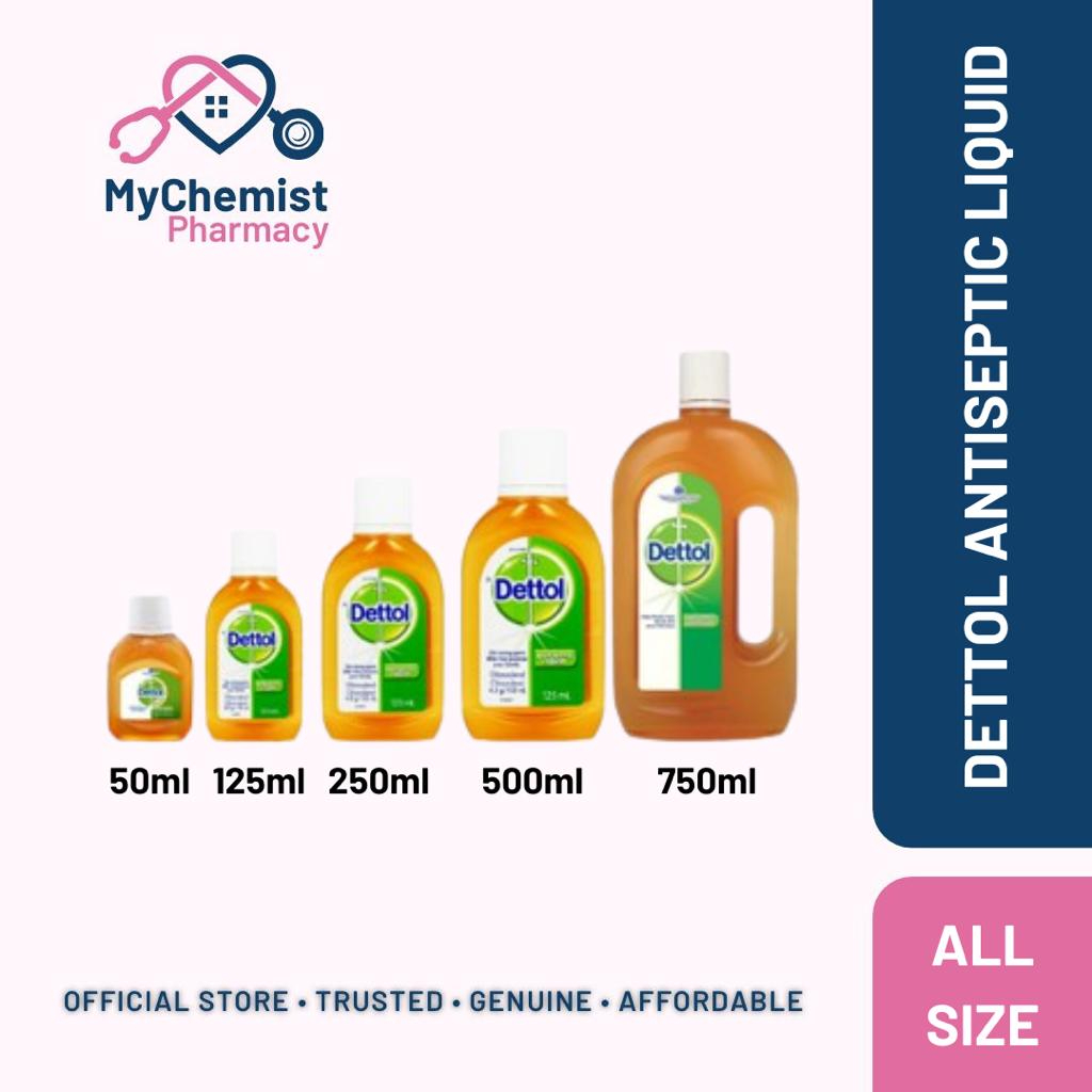 Dettol Antiseptic Liquid All Size ( 50ml , 125ml , 250ml , 500ml ...