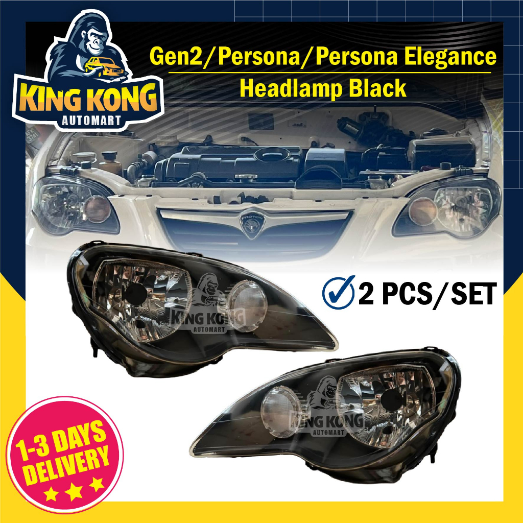 Proton Persona Elegance 2009 / Gen2 Head Lamp Lampu depan Lampu Besar ...