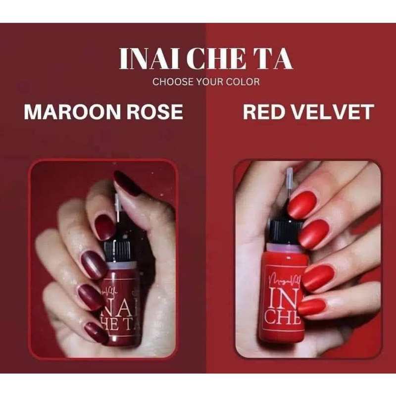 INAI CHE TA RED VELVET/MAROON ROSE | Shopee Malaysia