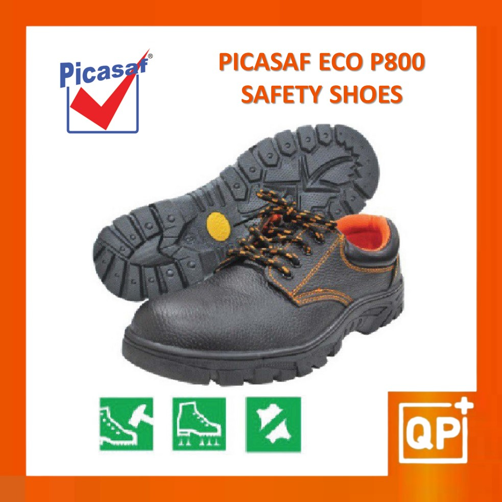 PICASAF HEAVY DUTY SAFETY SHOES LEATHER LOW CUT TOE CAP SHOES KASUT ...