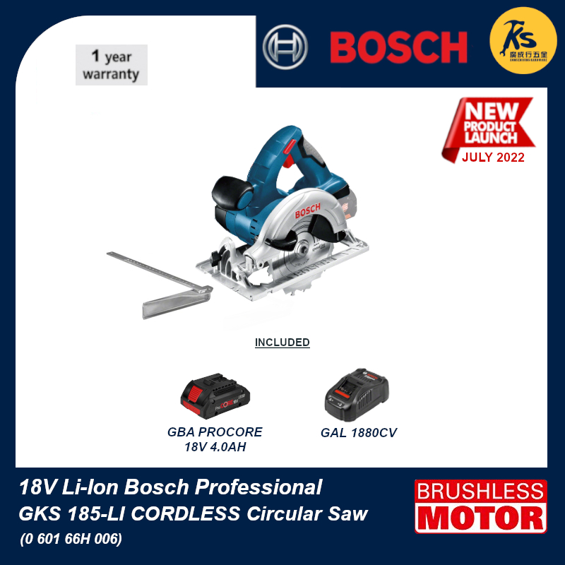 BOSCH GKS 185-LI Cordless Circular Saw Professional ( 0 601 66H 006 ...