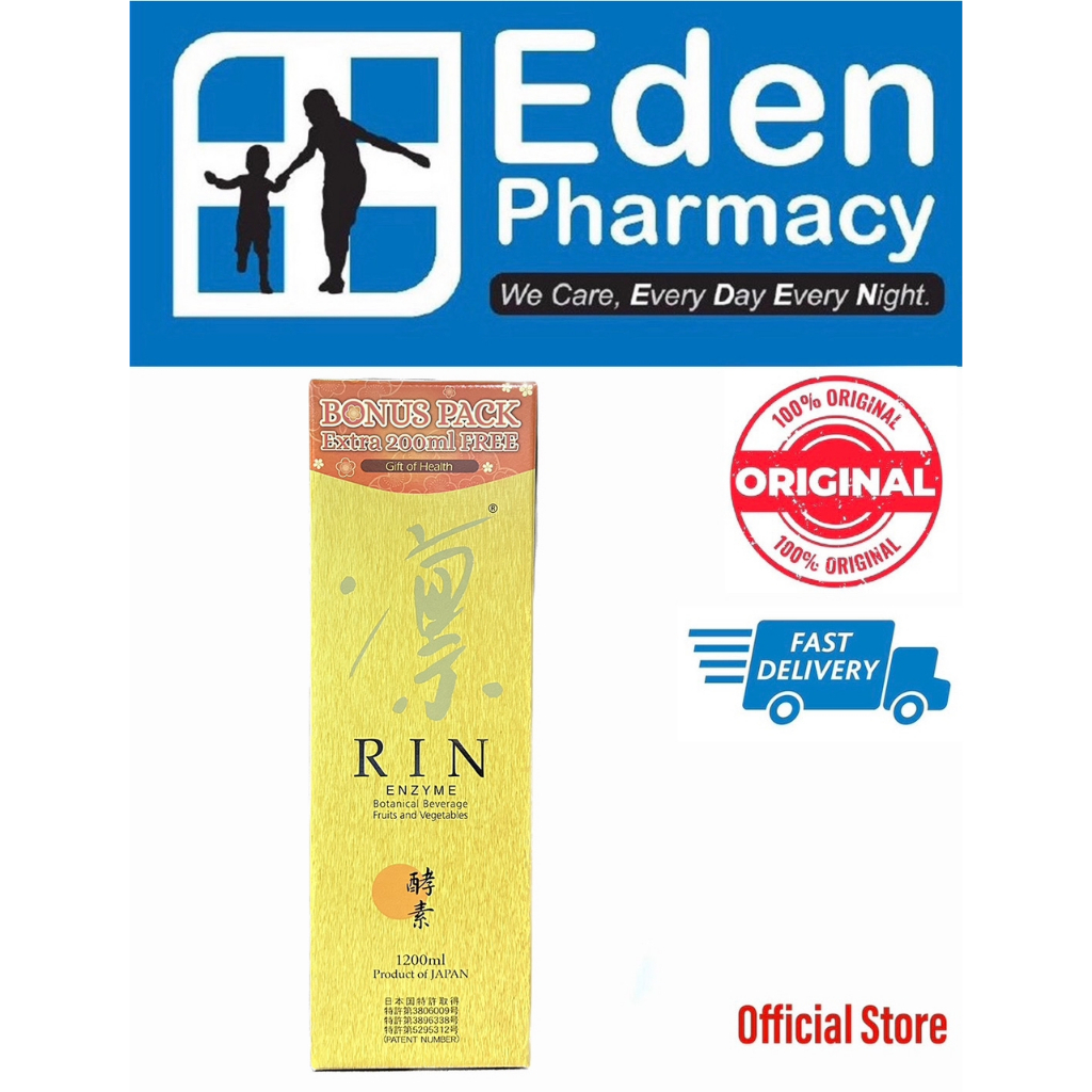 RIN Enyzme Japan Natural Botanical Enzyme ( 1000/1200ml) | Shopee Malaysia