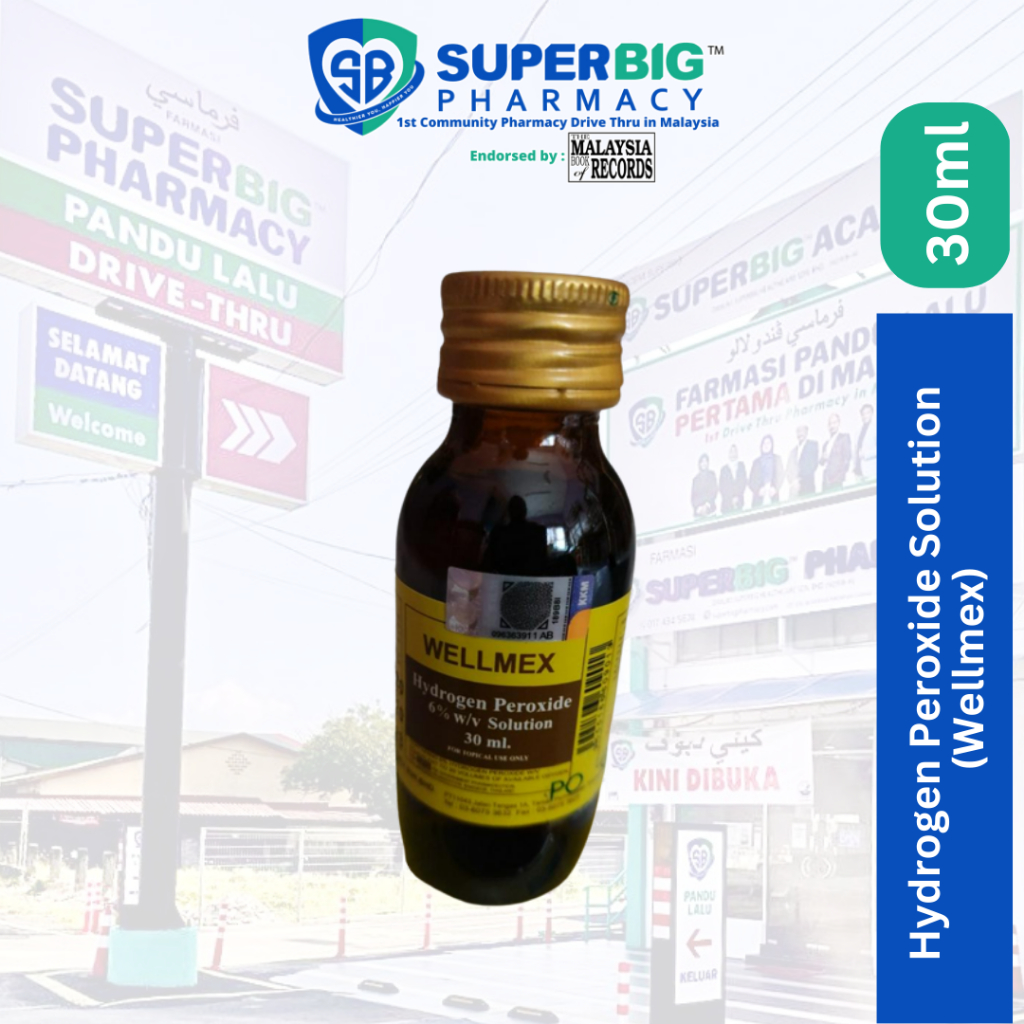 Hydrogen Peroxide Solution x 30ml (Wellmex) | Shopee Malaysia