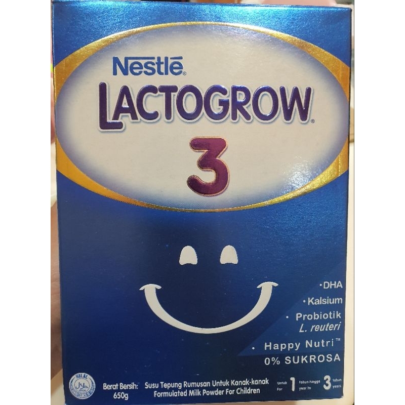 Nestle Lactogrow 3 (650g) Near Expire Date | Shopee Malaysia