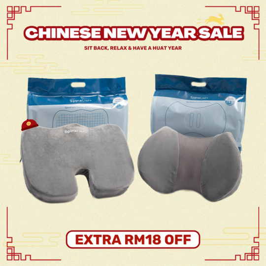 Spinelief - Better Comfort Bundle - Ergonomic Memory Foam Cushions Set ...