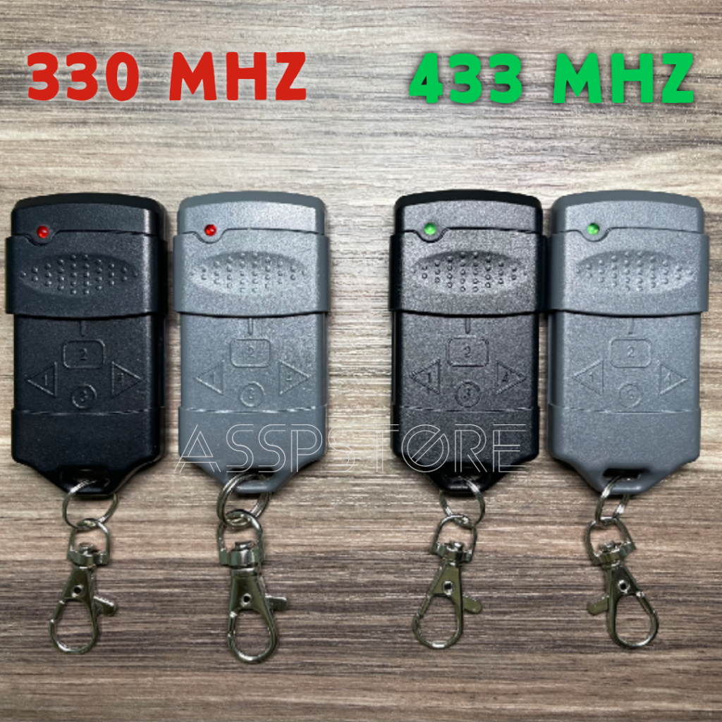 Alarm Autogate Remote Control 330 Mhz 433 Mhz (4 Channel / Button) (1 ...