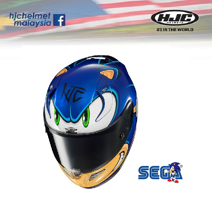 FULL FACE HJC RPHA 11 Helmet - Sonic [SEGA LICENSED PRODUCT] | Shopee ...