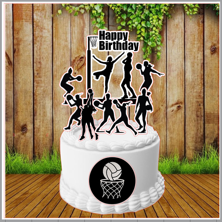 Netball Cake Topper 001 | Shopee Malaysia