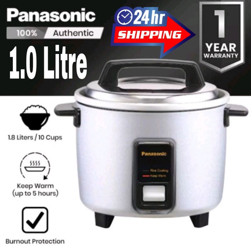 Panasonic Rice Cooker Aluminium Pot 1.0 Litre Malaysia 3 Pin Plug SR-Y10G | Shopee Malaysia