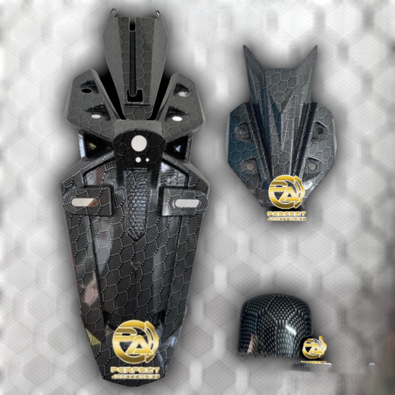 Y15ZR Rear Fender Exciter Carbon New Carbon Honeycomb Rear Fender EKOR ...