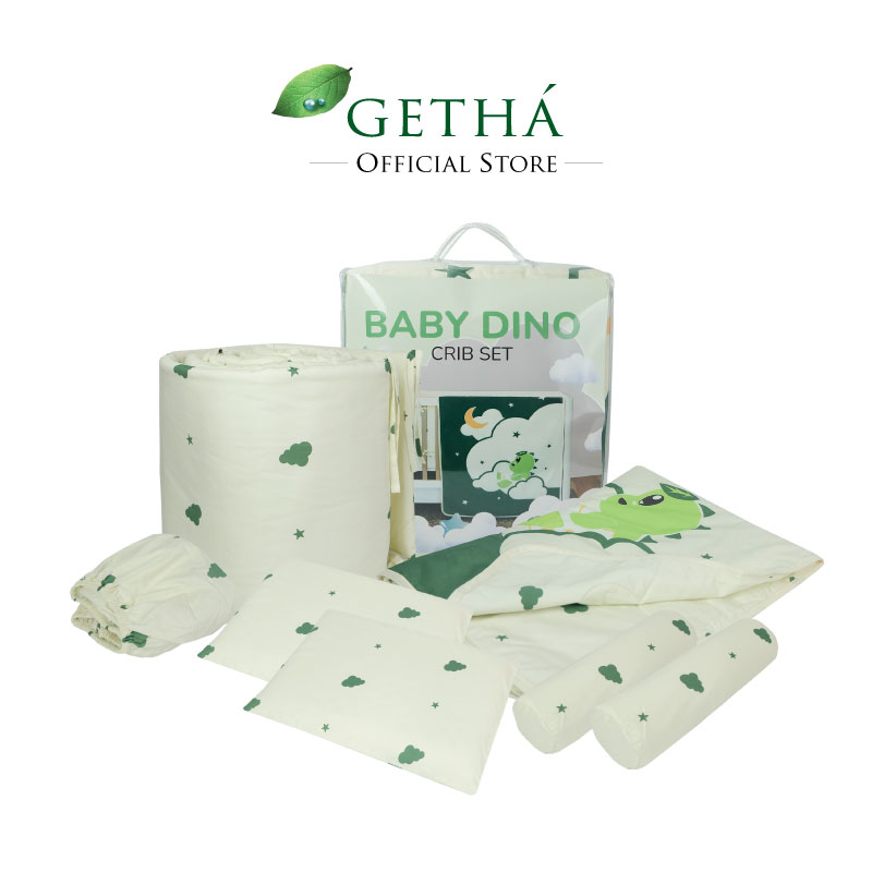 Getha Genie Baby Dino Crib Set (7pcs) | Shopee Malaysia