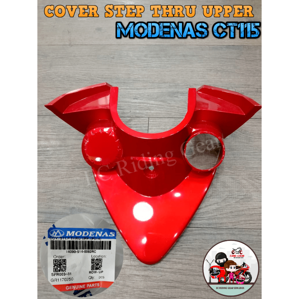 NEW * !! BIG SALES !! COVER STEP THRU UPPER MODENAS CT115 RED (P514 ...