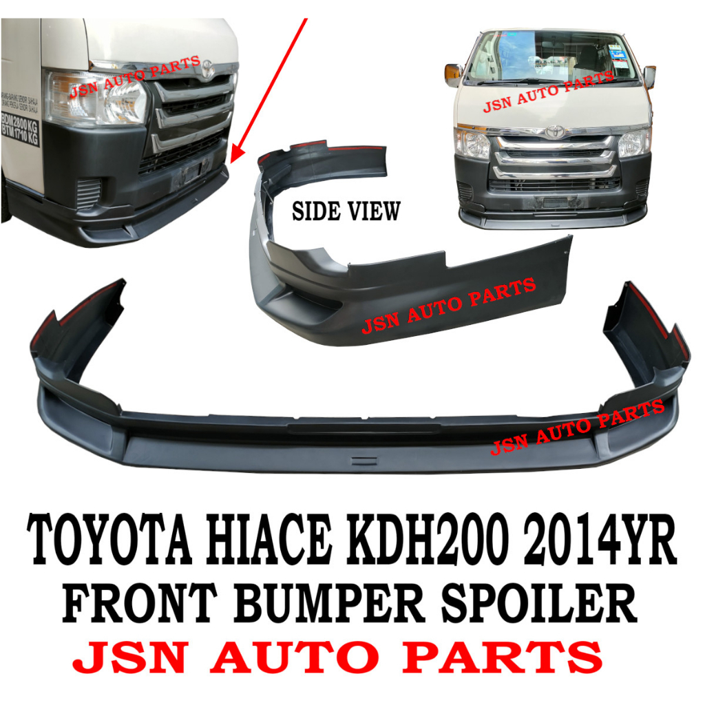 J125S02 BUMPER SPOILER TOYOTA HIACE KDH200 VAN 2014YR LORRY TRUCK ...
