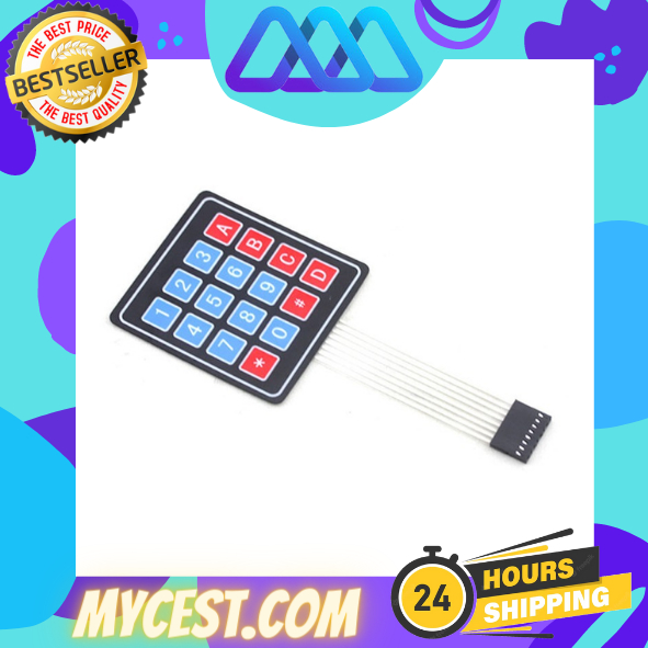 4x4 Keypad Membrane / matrix Button switch for arduino keyboard | Shopee Malaysia