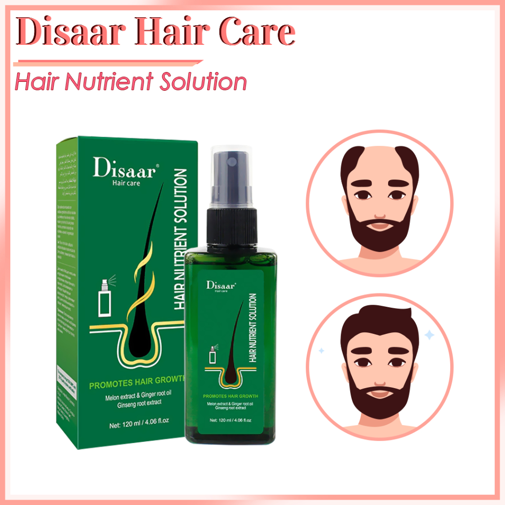 HAIR NUTRIENT SOLUTION PROMOTES DISAAR HAIRCARE 120ML HAIR GROWTH ...