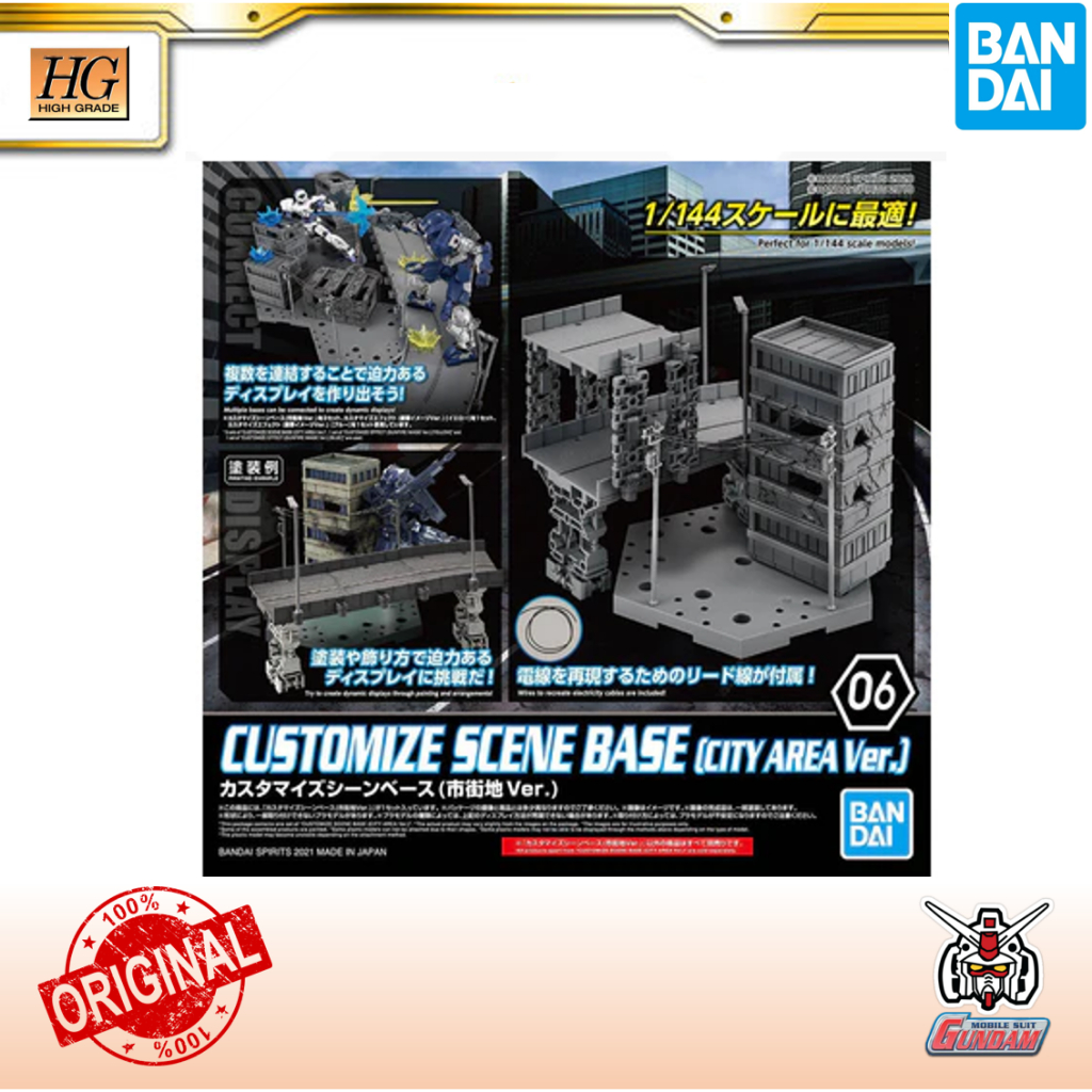 Bandai Customize Scene Base Model Kit (City Area Ver.) | Shopee Malaysia