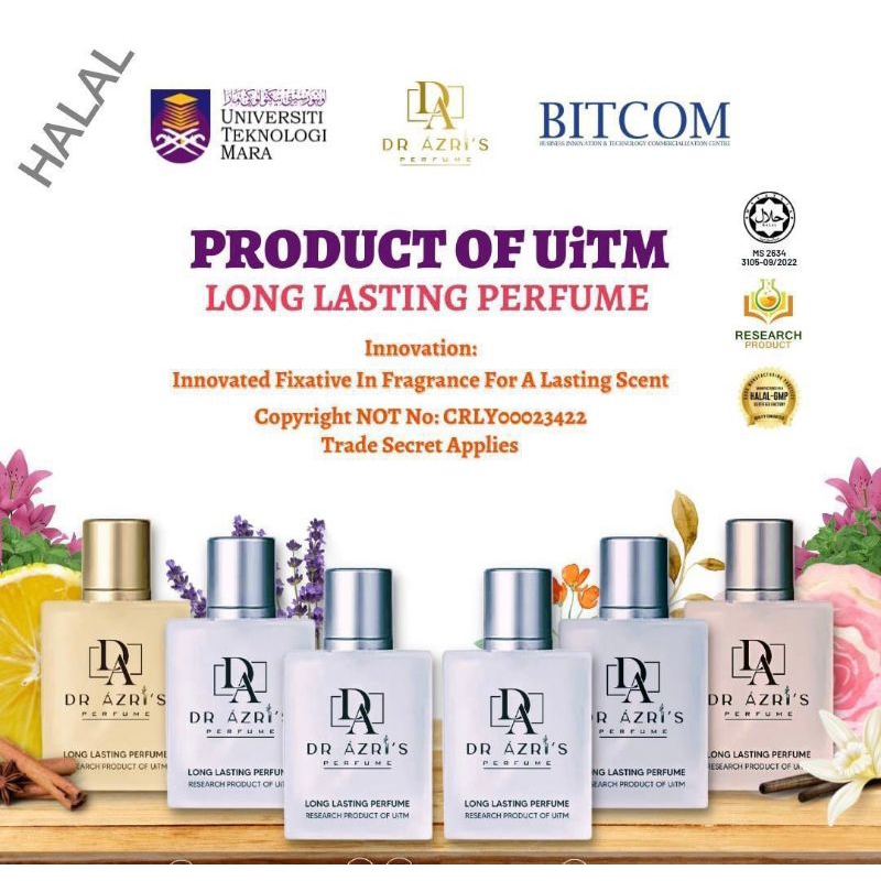 Perfume Dr. Azri UiTM - Product of UiTM (Ready Stock) | Shopee Malaysia