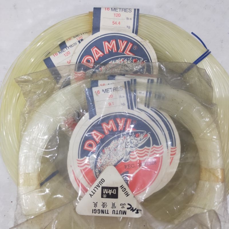 DAM TALI PERAMBUT TANGSI PANCING LAUT 20LBS - 120LBS LEADER ...